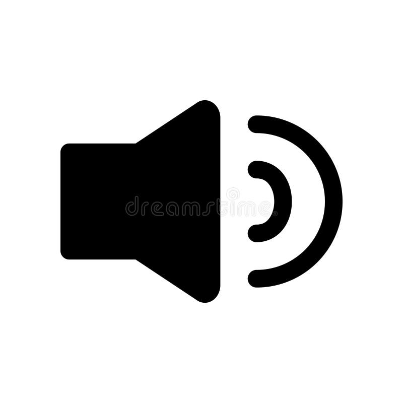 Volume Icon Vector Illustration Design Stock Illustration ...