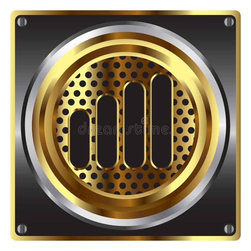 Print stock vector. Illustration of buttons, media, glossy - 190669347