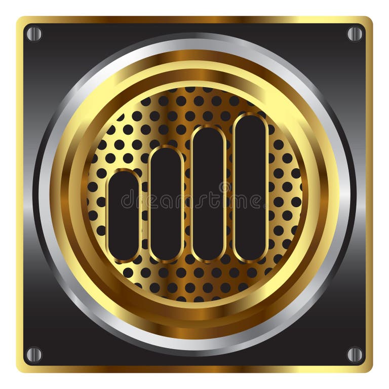 Print stock vector. Illustration of buttons, media, glossy - 190669347