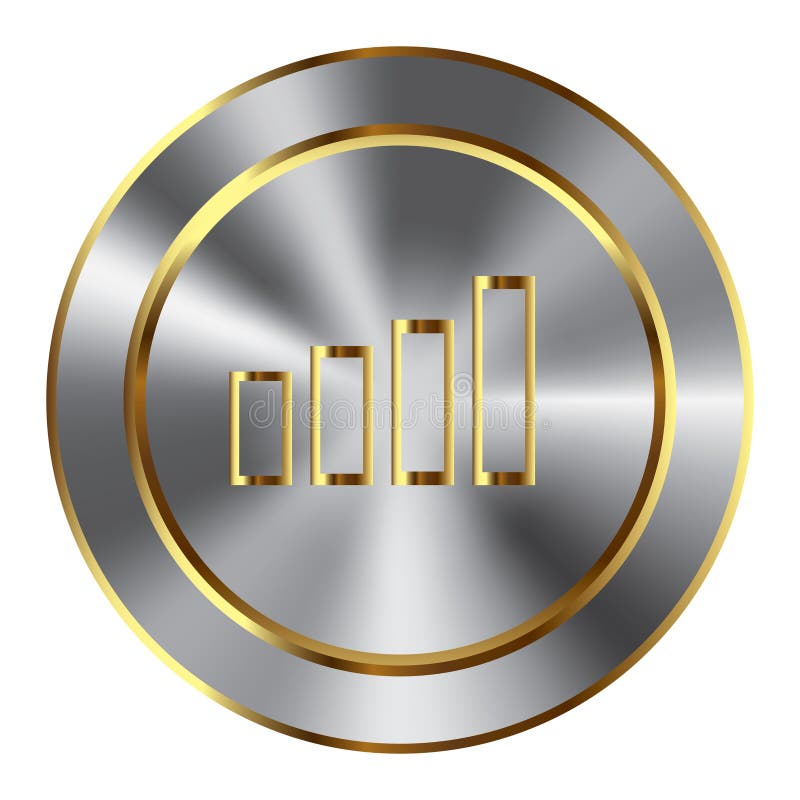 Volume Increase Button. Vector Illustration Decorative Design Stock ...