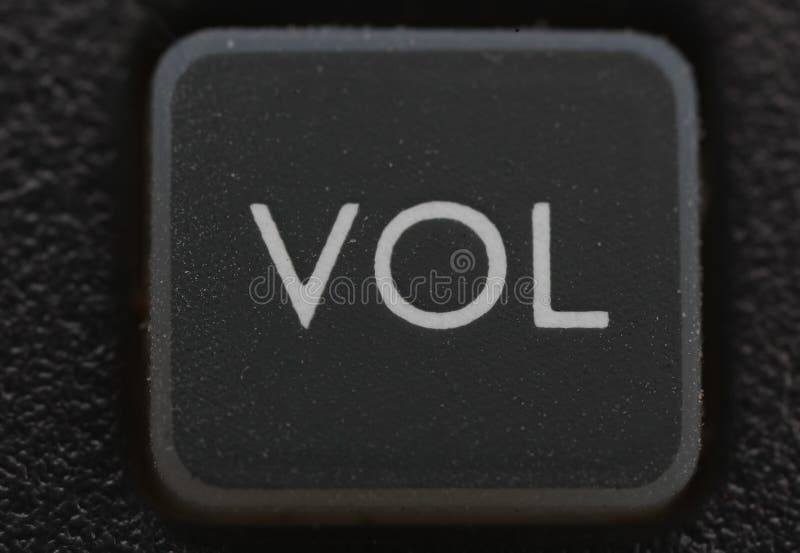 Volume Key from Old Cell Phone Stock Photo - Image of sign, button ...