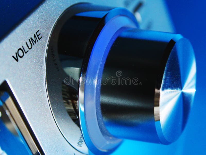 Volume Knob stock photo. Image of audiophile, knob, detailed - 8318088