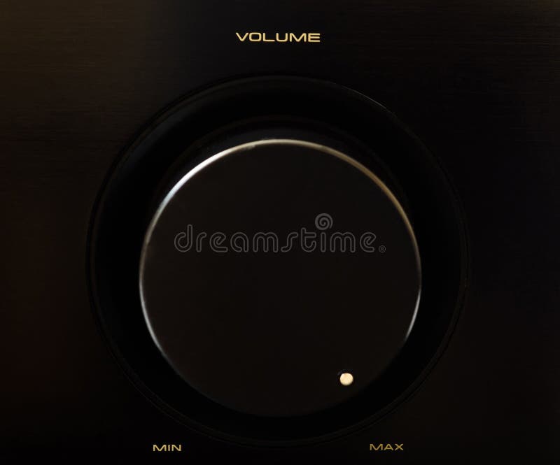 Volume knob stock image. Image of center, object, room - 53070849