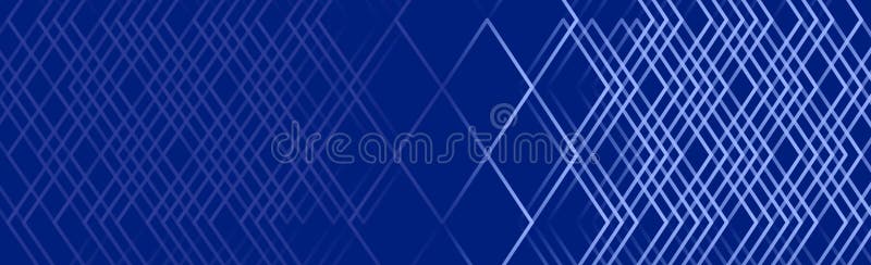 Volume Lines on a Blue Background - Panoramic Vector Background Stock ...