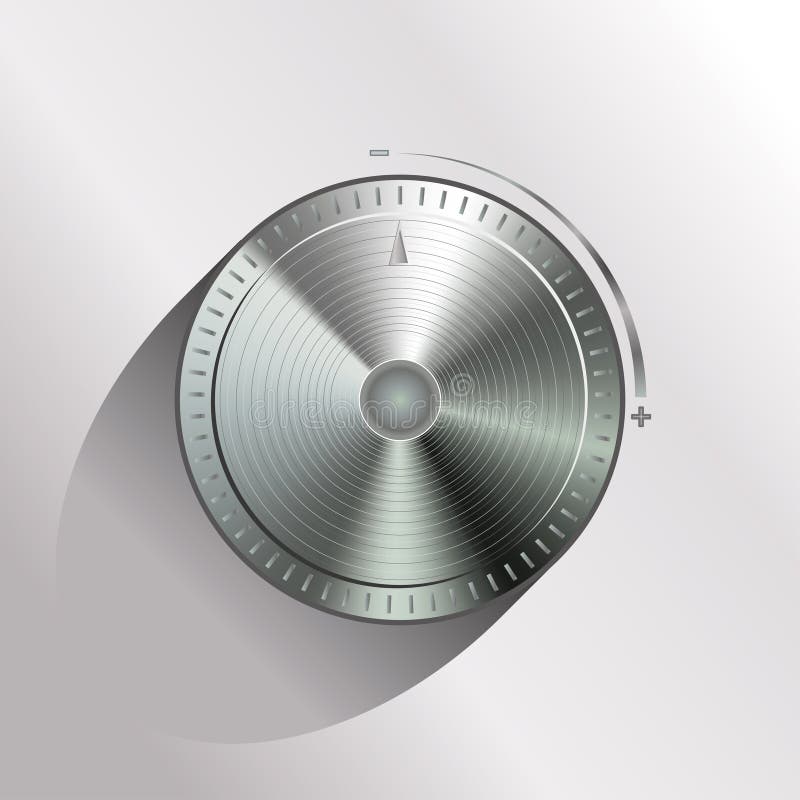 Volume Metal Control in Vector. Stock Vector - Illustration of digital ...
