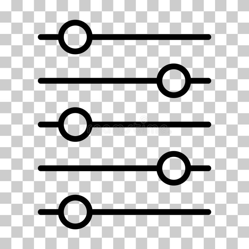 Volume Mixer Control Icon, Filter Sound Symbol Button, Switch Sign ...