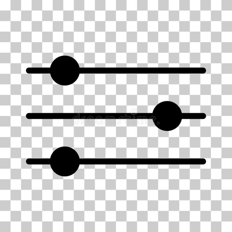 Volume Mixer Control Icon, Filter Sound Symbol Button, Switch Sign ...