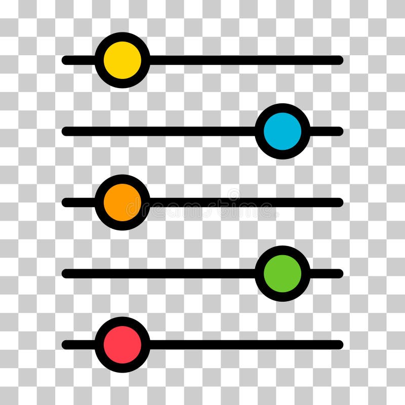 Volume Mixer Control Icon, Filter Sound Symbol Button, Switch Sign ...