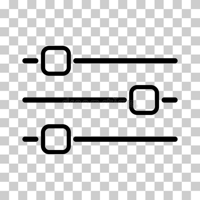 Volume Mixer Control Icon, Filter Sound Symbol Button, Switch Sign ...