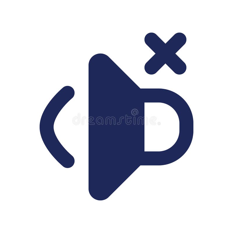 Volume Off Black Pixel Perfect Solid Ui Icon Stock Vector ...