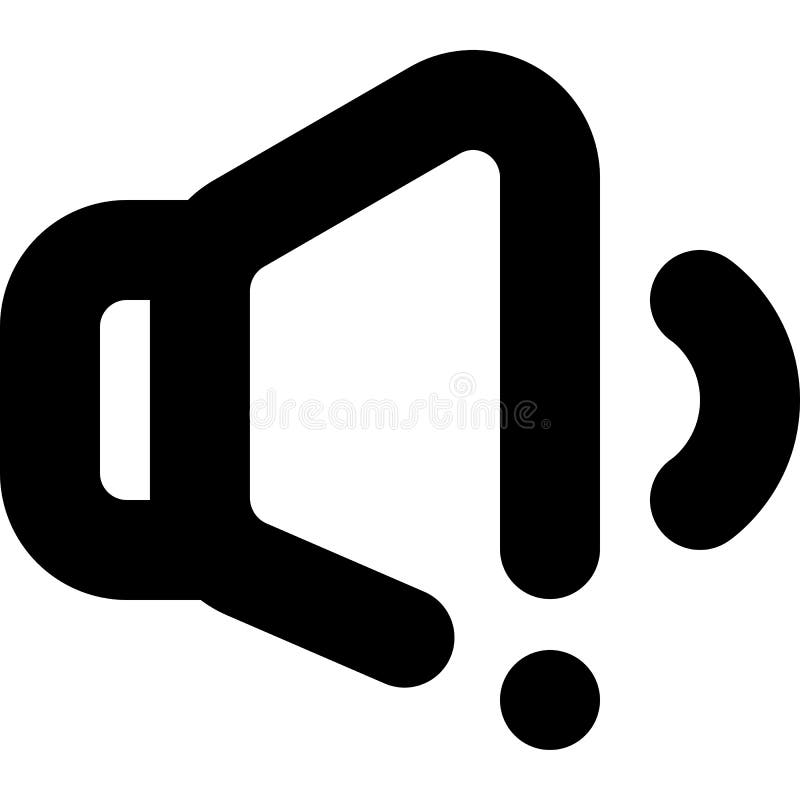 Volume Outline Style Icon Design Symbol and Illustration Vector Stock ...