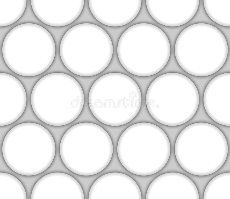 Volume Realistic Texture, Gray 3d Circle Shape Geometric Pattern Stock ...