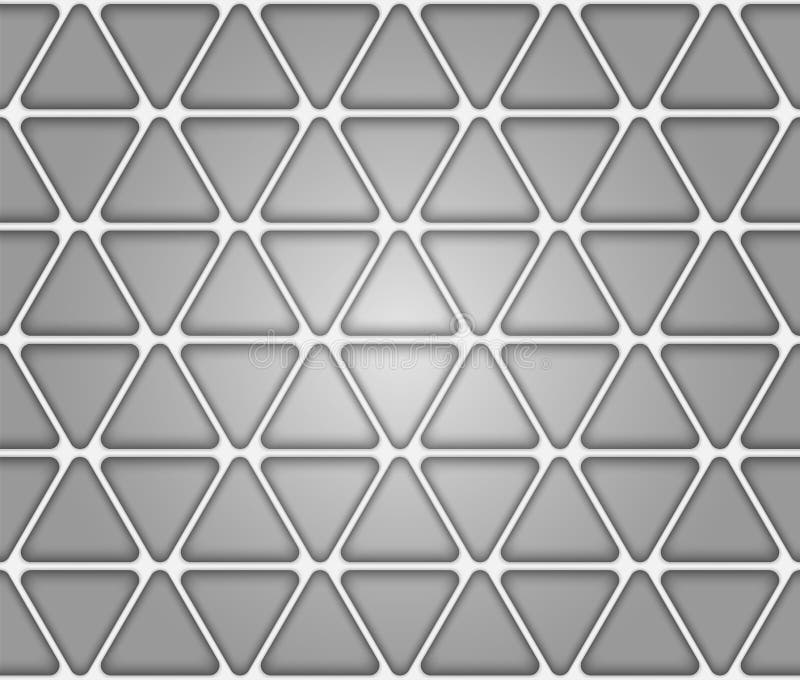 Volume Realistic Texture, Gray 3d Triangle Geometric Pattern Stock ...