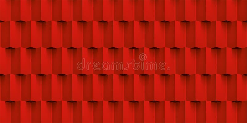 Volume Realistic Vector Cubes Texture, Red Geometric Pattern, Design ...