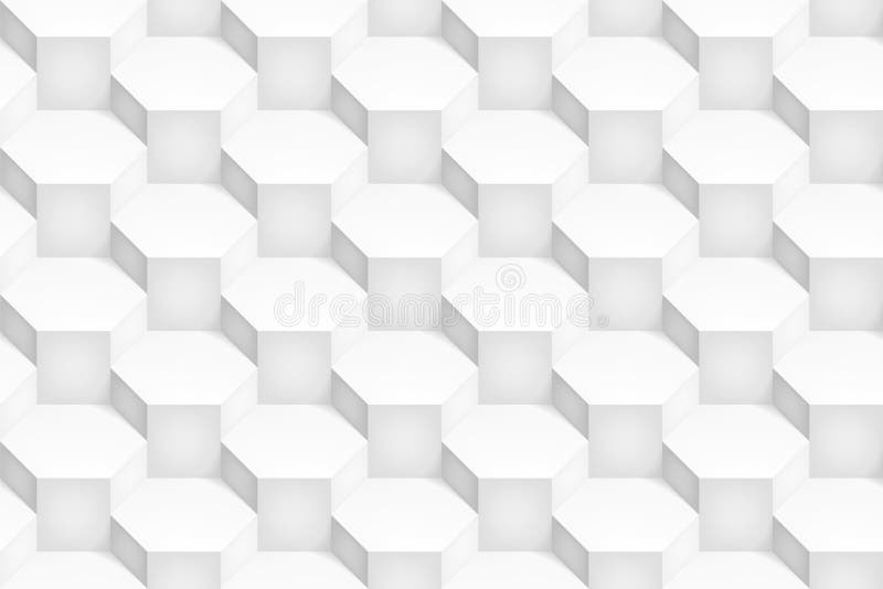 Volume Realistic Vector Hexagon Texture, Light Geometric Seamless ...