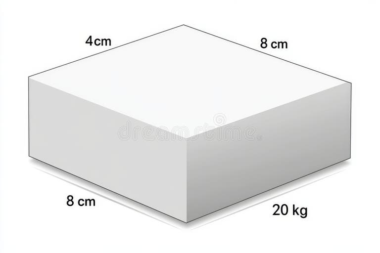 Volume of Rectangular Prism, Dimensions in Centimeters, Result in Cubic ...