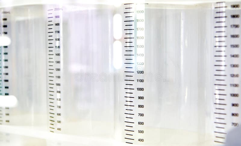 Volume Scale Chemical Measuring Flasks Stock Photo - Image of ...
