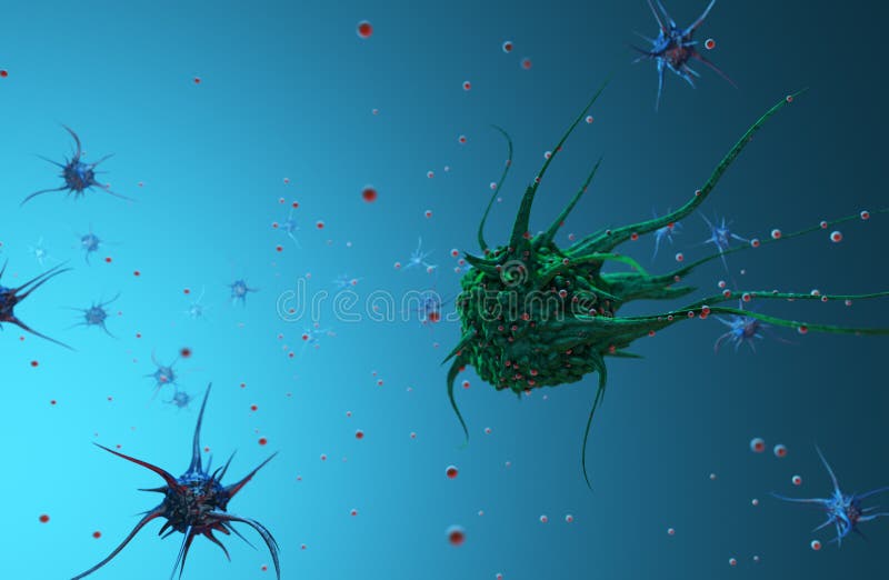 Microscopic Spider Virus