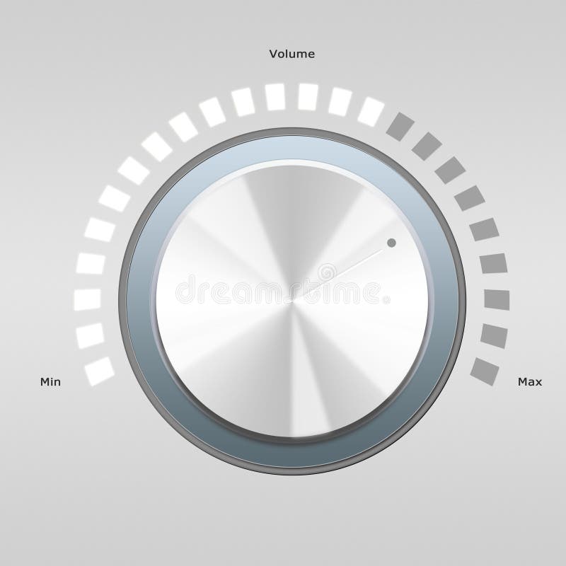 Volume switch stock illustration. Illustration of sound - 27916614