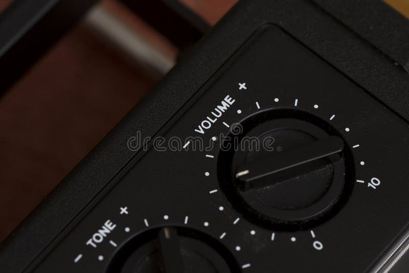 Volume switch. stock photo. Image of button, audio, knob - 79587486