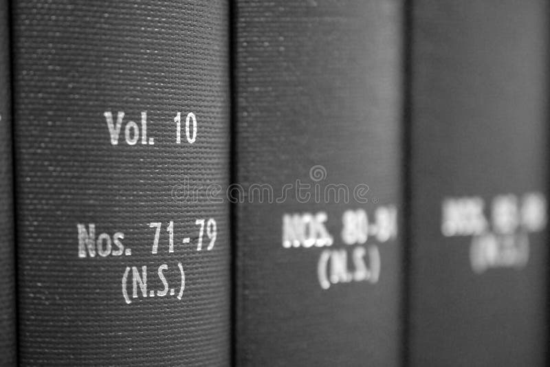 Volume Ten of Hardbound Book Collection Stock Photo - Image of ...