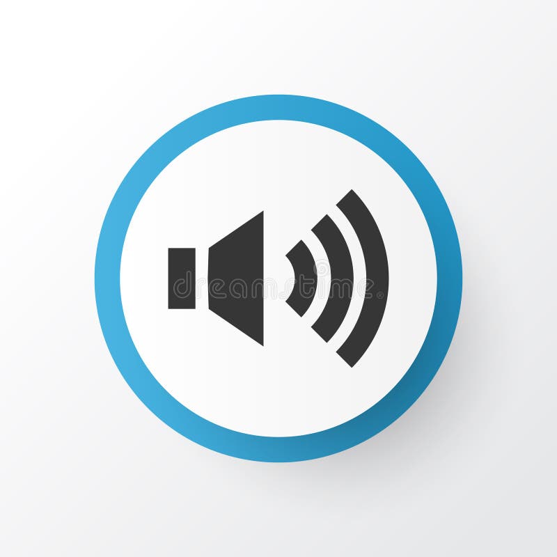 Volume Up Icon Symbol. Premium Quality Isolated Megaphone Element in ...