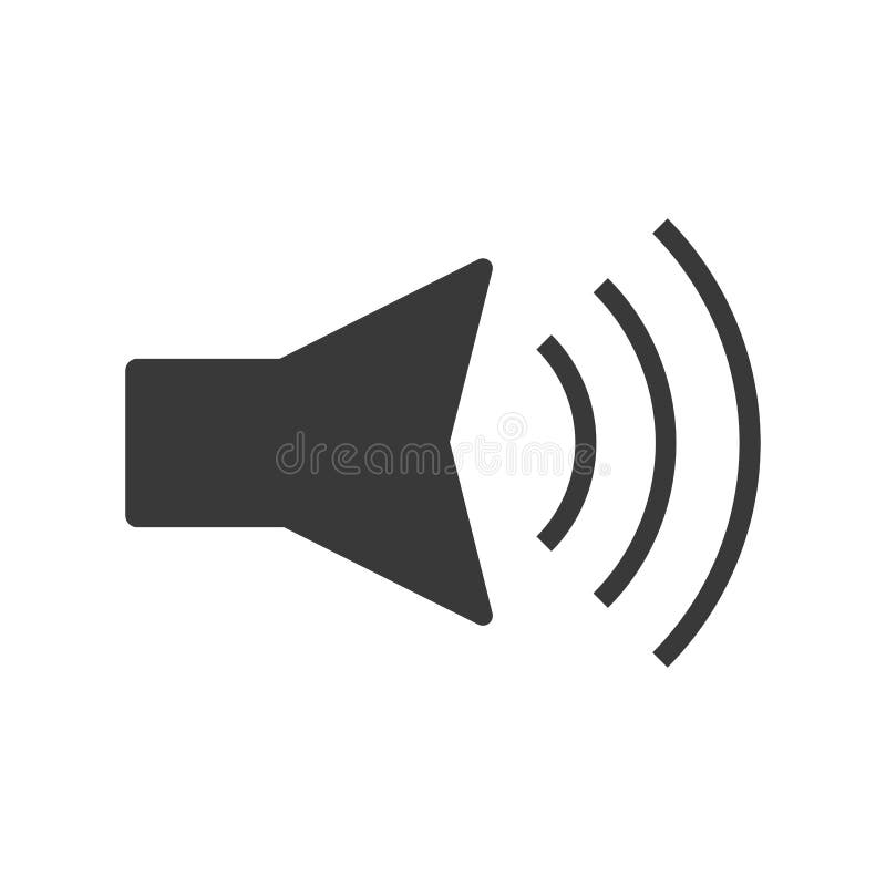 Volume Up Icon Vector stock vector. Illustration of isolated - 161466780