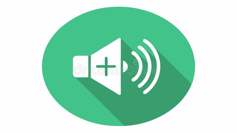 Volume Up Speaker Icon for Audio Adjustment Controls, Vector Design ...