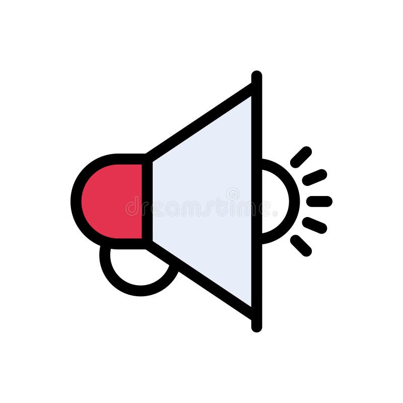 Volume Vector Flat Color Icon Stock Vector - Illustration of design ...