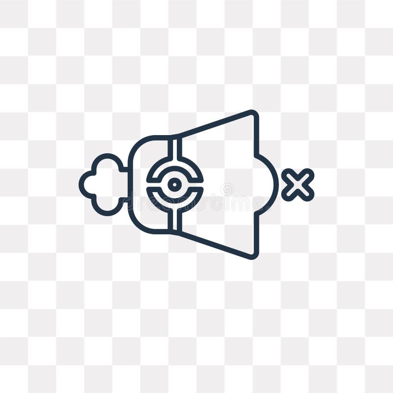 Volume Vector Icon Isolated on Transparent Background, Linear Volume ...