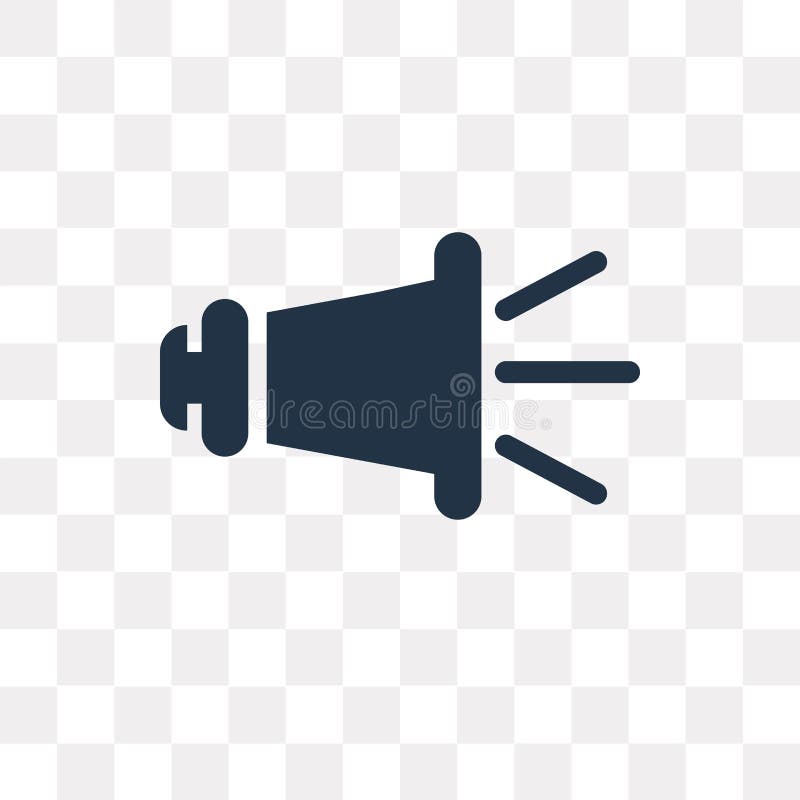Volume Vector Icon Isolated on Transparent Background, Volume T Stock ...