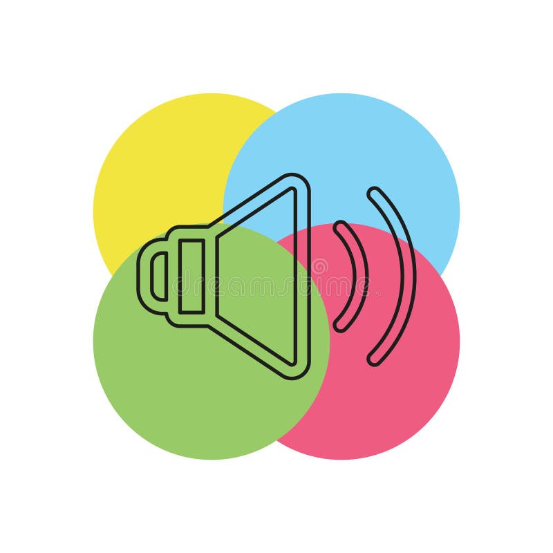 Volume vector icon stock illustration. Illustration of sign - 138148651