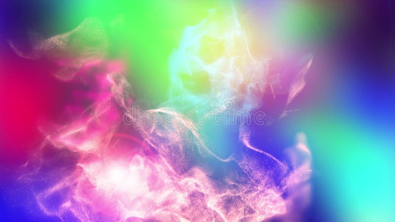 Volumes of Abstract Smoke, 3d Illustration Stock Illustration ...