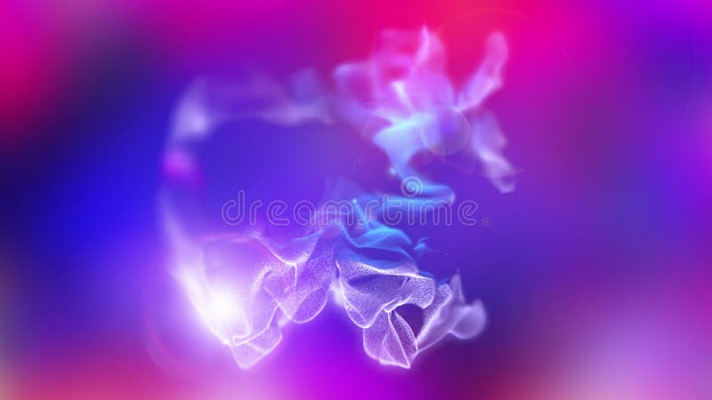 Volumes of Abstract Smoke, 3d Illustration Stock Illustration ...