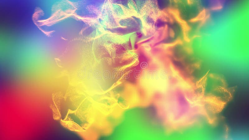 Volumes of Abstract Smoke, 3d Illustration Stock Illustration ...