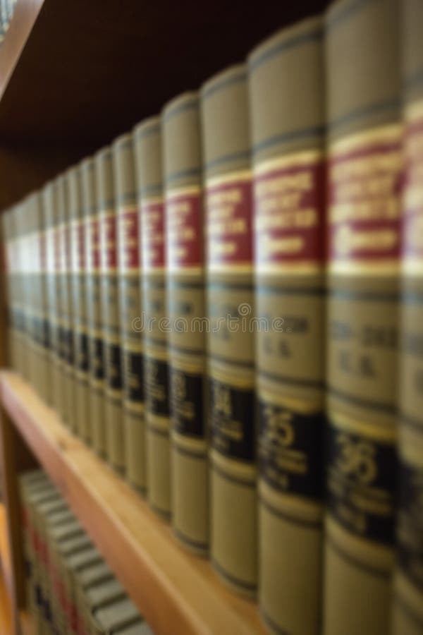 Volumes of Books on Bookshelf in Library Stock Photo - Image of ...