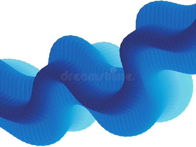 Volumetric 3D Wave. Layout for Presentation. Design Element. Eps 10 ...