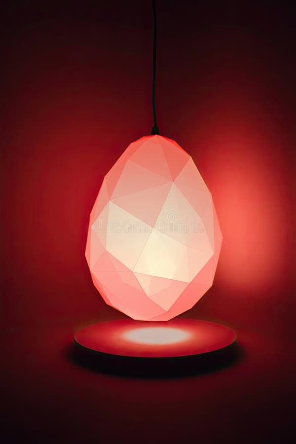 Volumetric Egg with Polygonal Design. Easter Theme Concept Stock Image ...