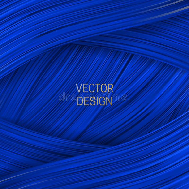 Volumetric Frame on Saturated Blue Background. Trendy Packaging Design ...
