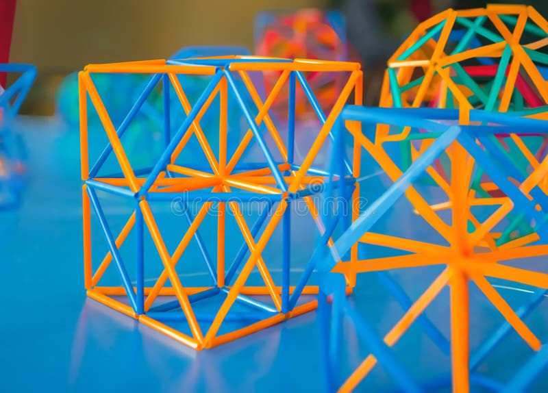 Volumetric Model of Geometric Solids Stock Photo - Image of octahedron ...
