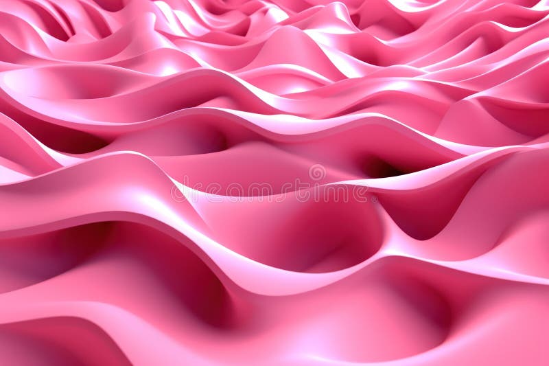 Volumetric Pink Abstract Texture with High Detail Stock Illustration ...