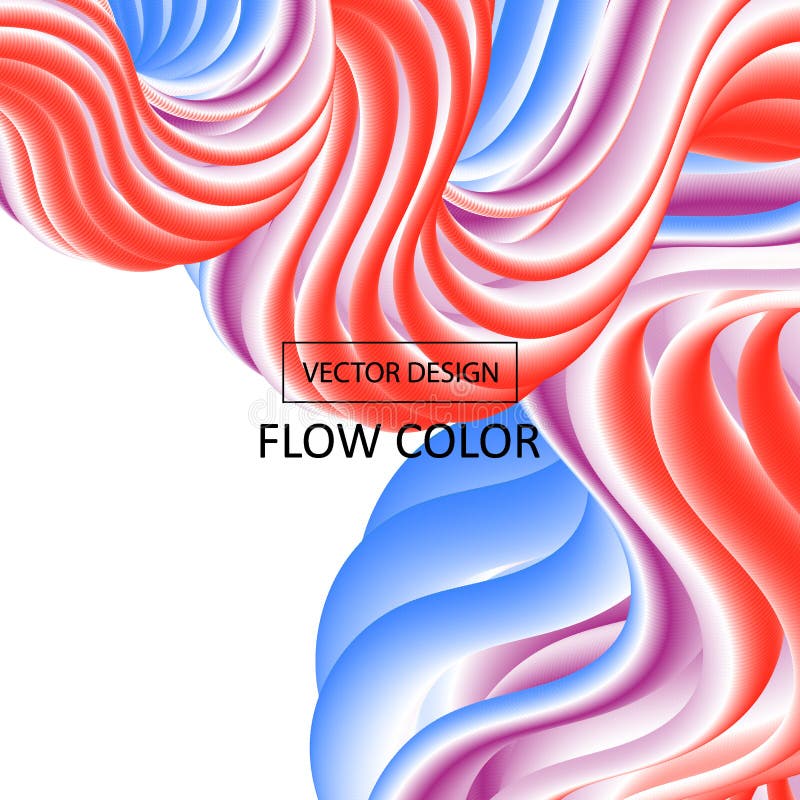 Volumetric Realistic Wave. 3d Illustration. Design Element. Eps 10 ...