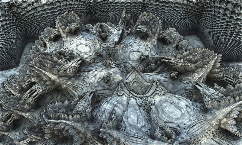 Volumetric Stone Sculpture Carving Seamless Texture with Geometric ...