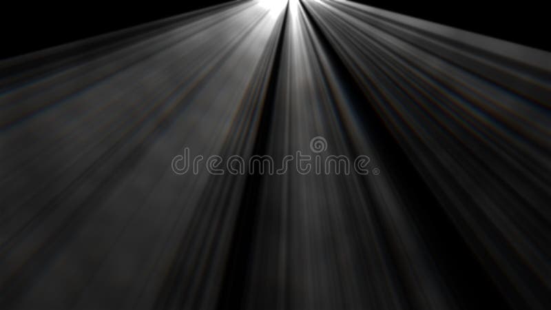 Volumetric Sun Light Rays Overlay at the Top Center with Aberration ...