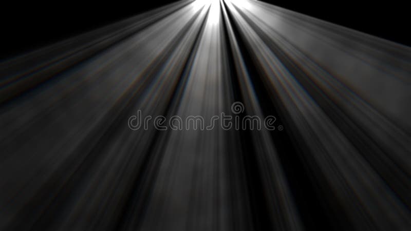 Volumetric Sun Light Rays Overlay at the Top Center with Aberration ...