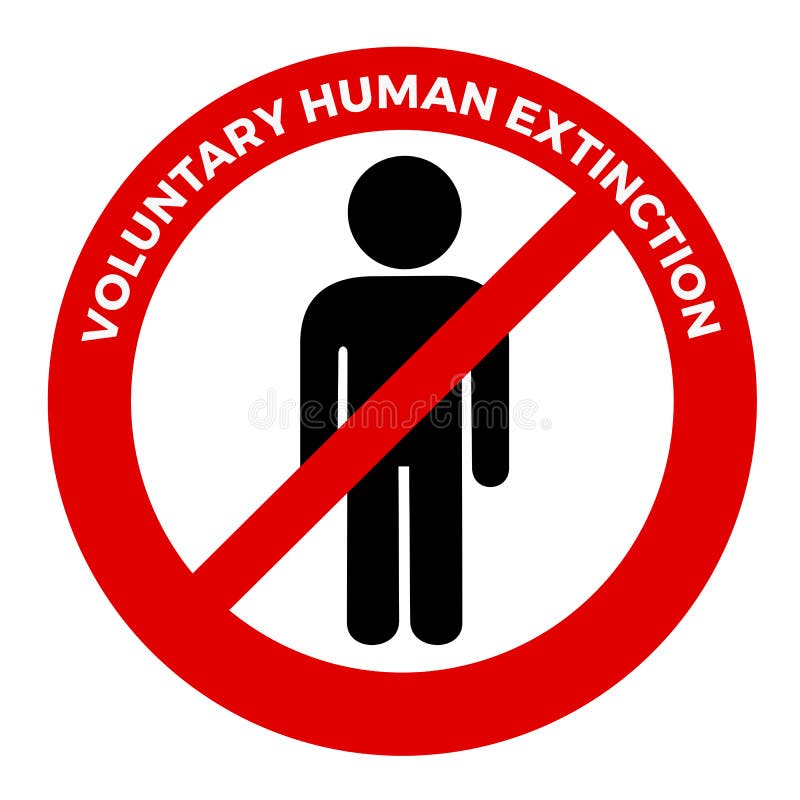 Voluntary human extinction stock vector. Illustration of abandon ...