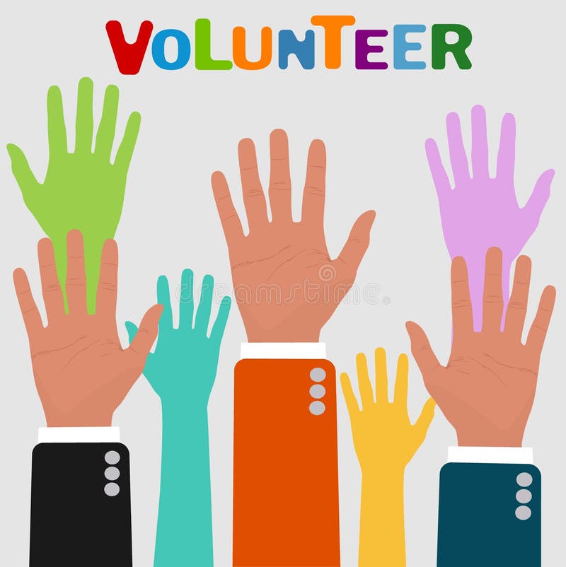 Volunteer Concepts, Vector Illustration Stock Vector - Illustration of ...