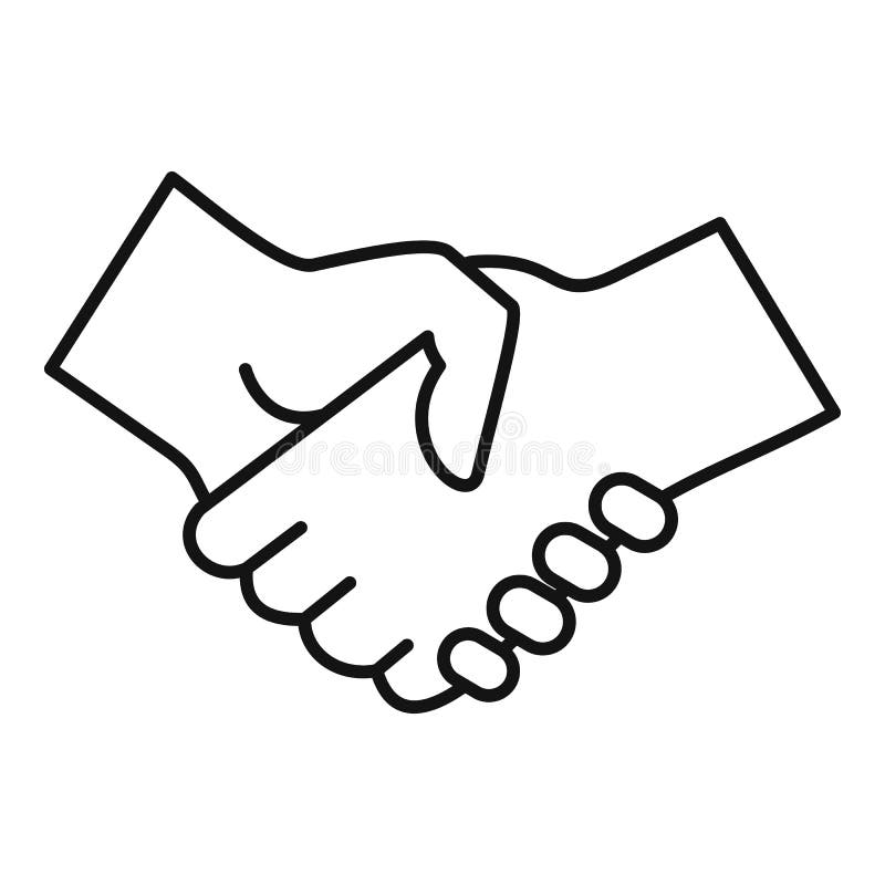 Volunteer Handshake Icon, Outline Style Stock Vector - Illustration of ... Volunteer Handshake Icon, Outline Style Stock Vector - Illustration of ...