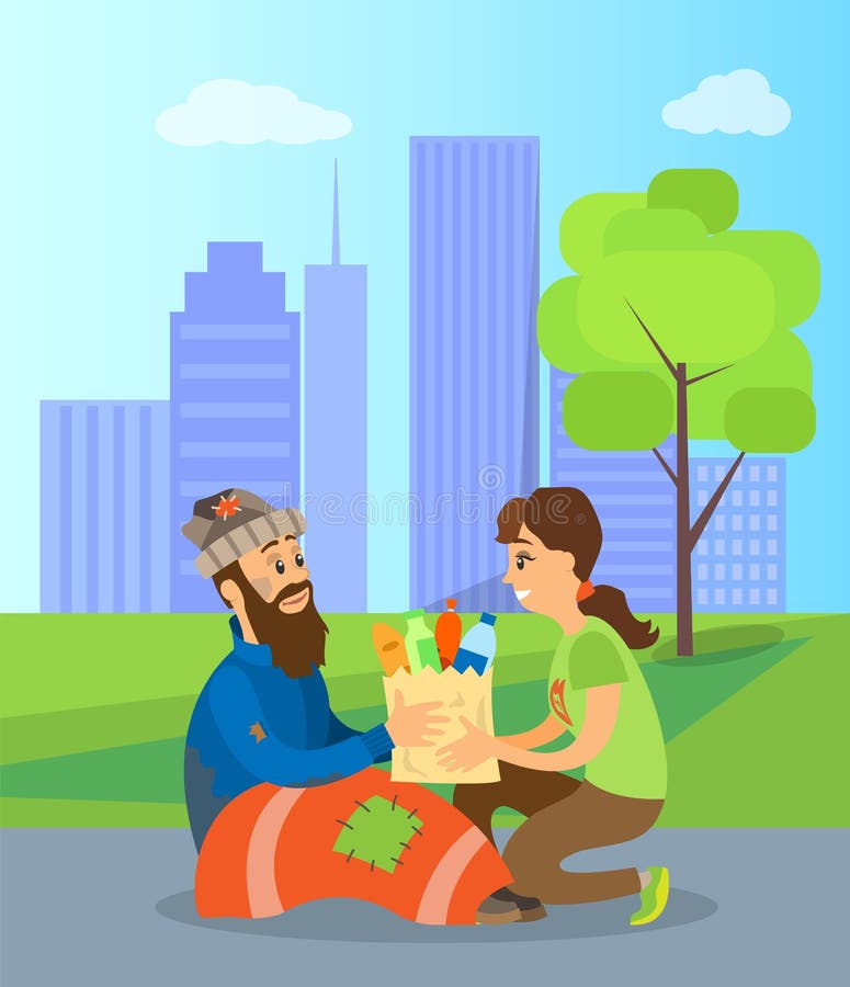 Helping Poor People Stock Illustrations 456 Helping Poor People Stock