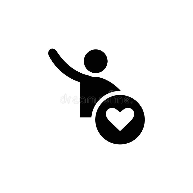 Volunteer Icon Web Design in Vector Stock Vector - Illustration of give ...